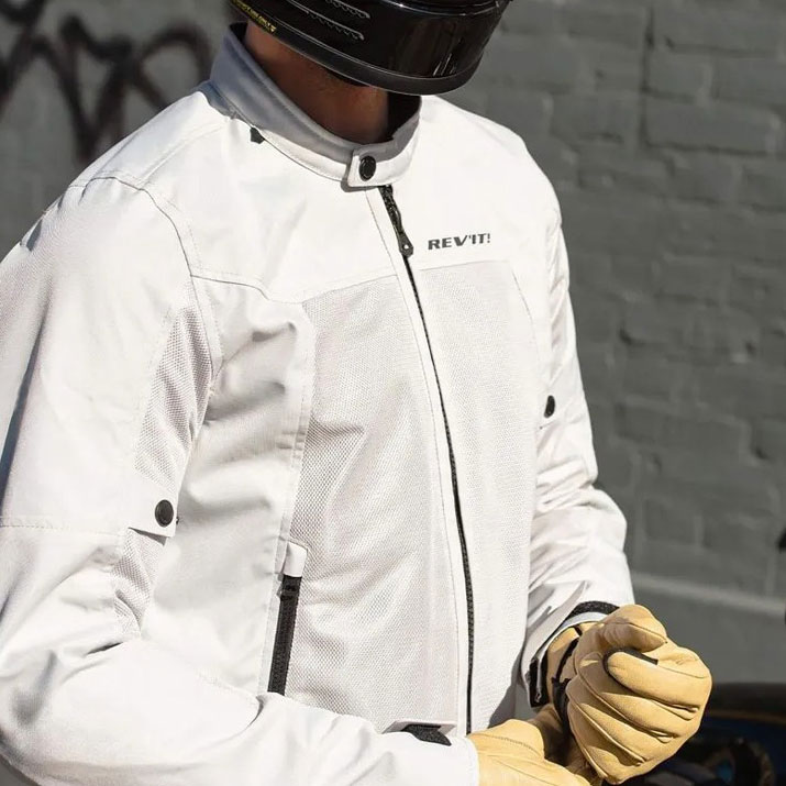 Moto jakna Revit Eclipse 2 srebrne barve | Motozem.si